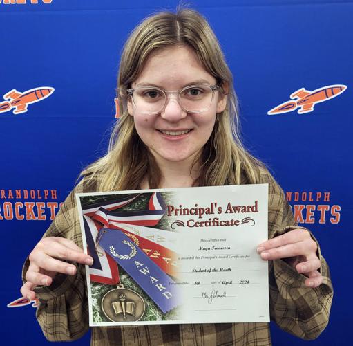 Tennessen, Otte are Randolph Students of the Month for April | Schools ...