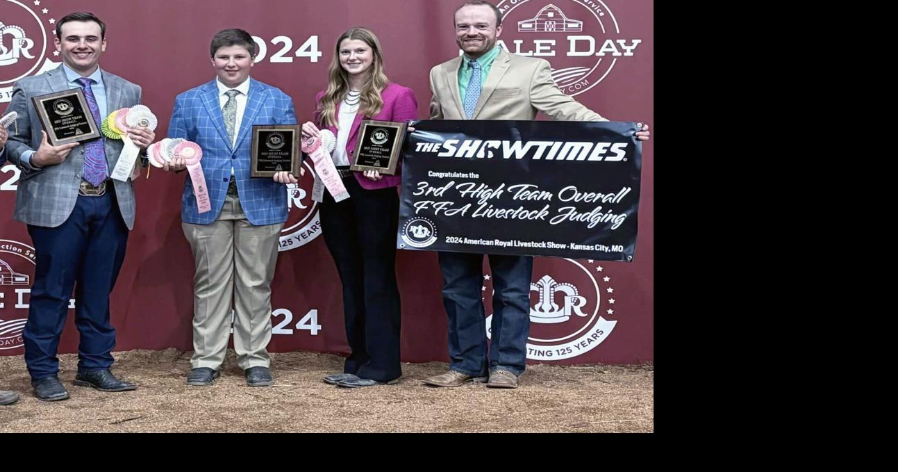Randolph FFA livestock judging team takes third in Kansas City ...