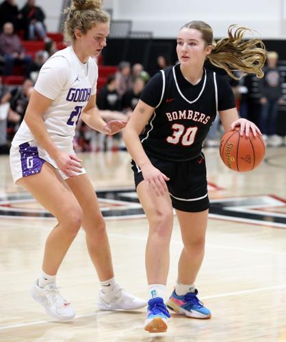 Bomber girls, boys basketball split home doubleheader with Goodhue ...