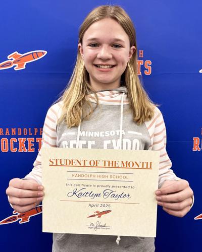 Sumption, Taylor were April Randolph Students of the Month | Schools | cannonfallsbeacon.com