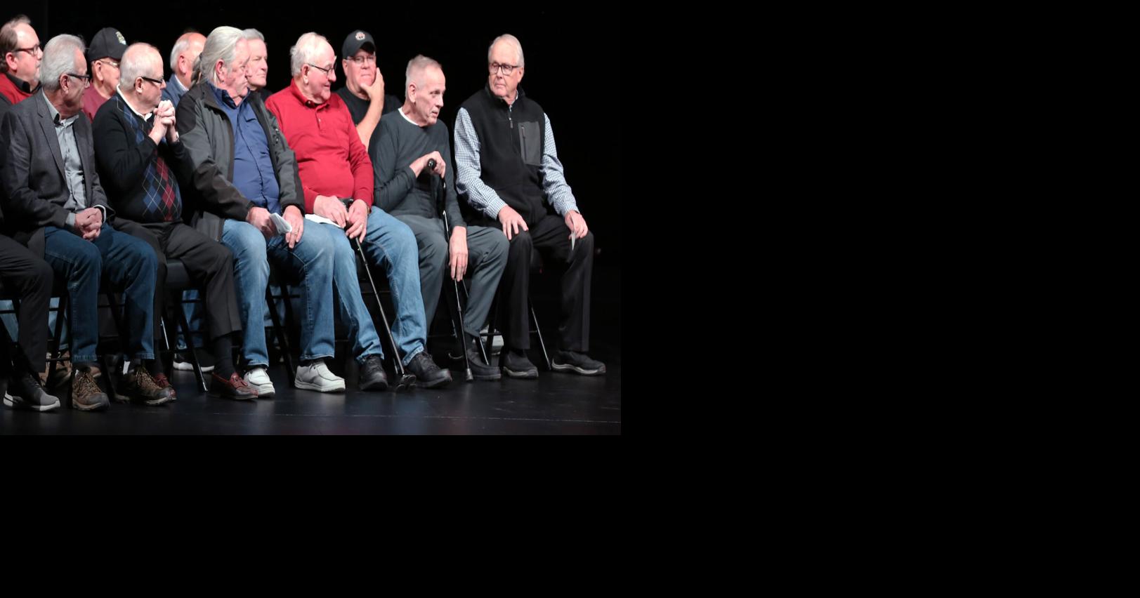 Hofstedt, Broze, Banitt, Davisson, 1996 football team inducted in ...