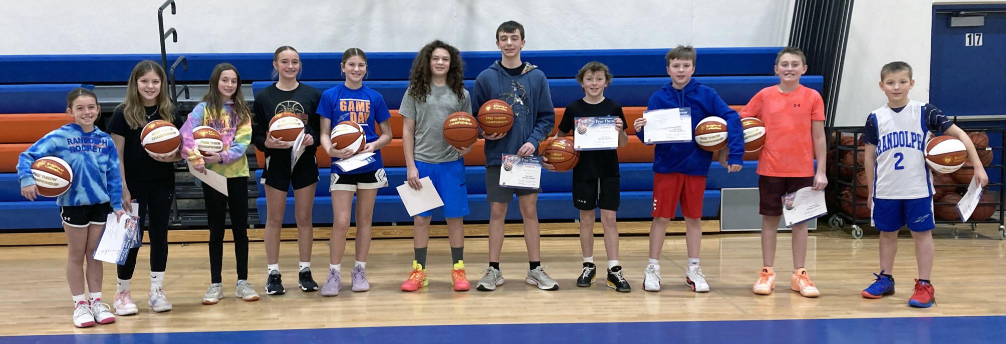 Knights of Columbus free throw contest held last weekend | Sports ...