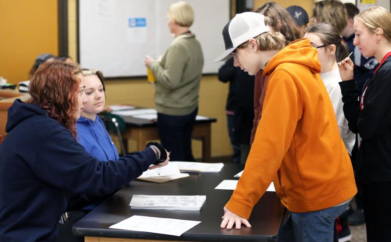 Students vote alongside families; results mirror actual election ...
