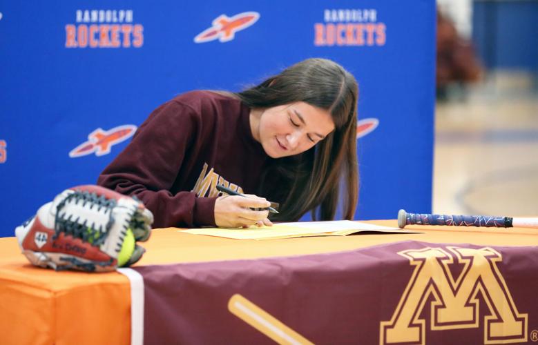 Raymond officially signs with the Gophers to play DI softball | Sports ...