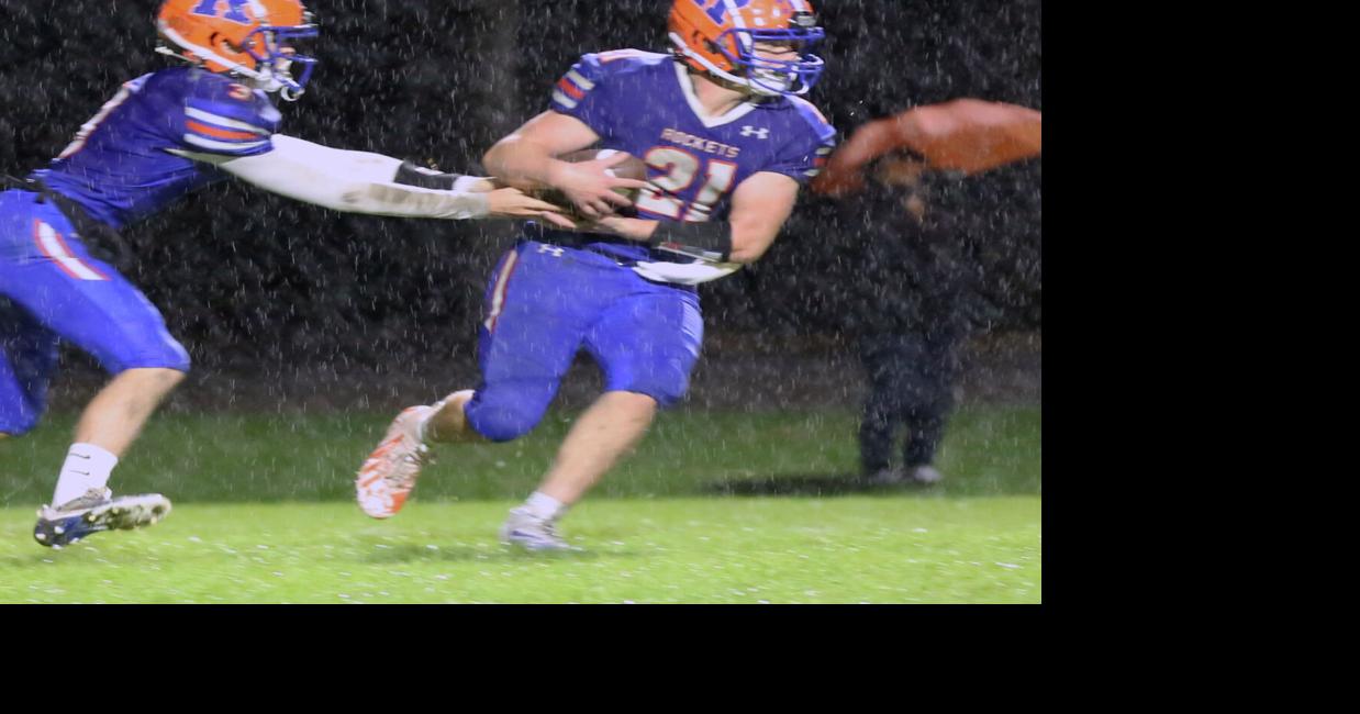 Randolph football falls to Lester Prairie on rainy, muddy Thursday ...