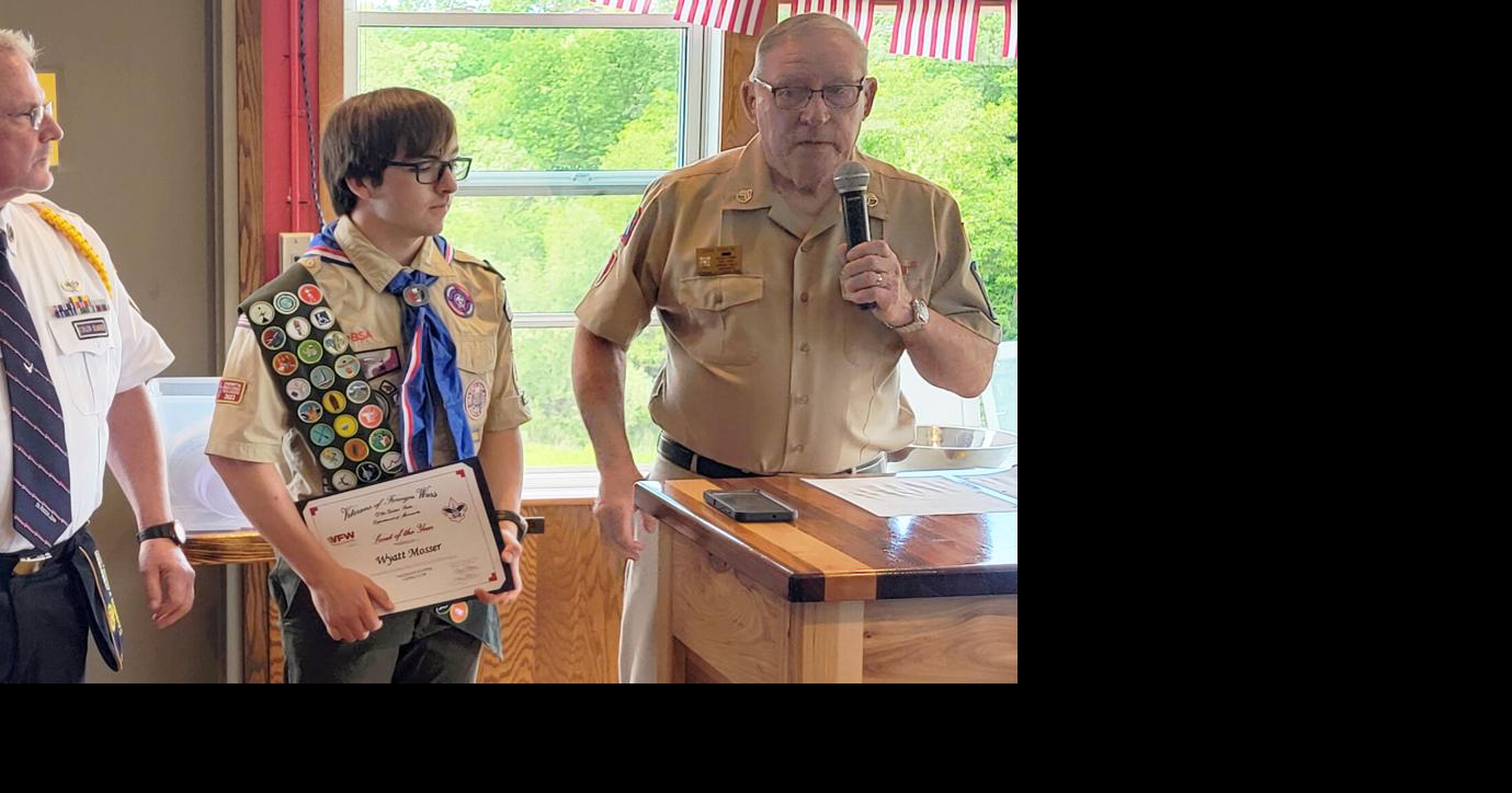 Wyatt Mosser named VFW Post 4452 Scout of the Year | Local News ...