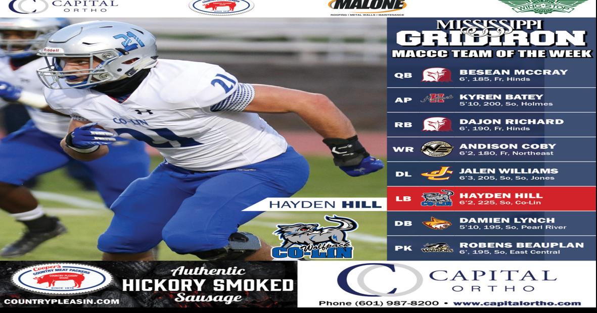 MACCC Team of the Week for Week 5 | MACCC | capitalsportsms.com