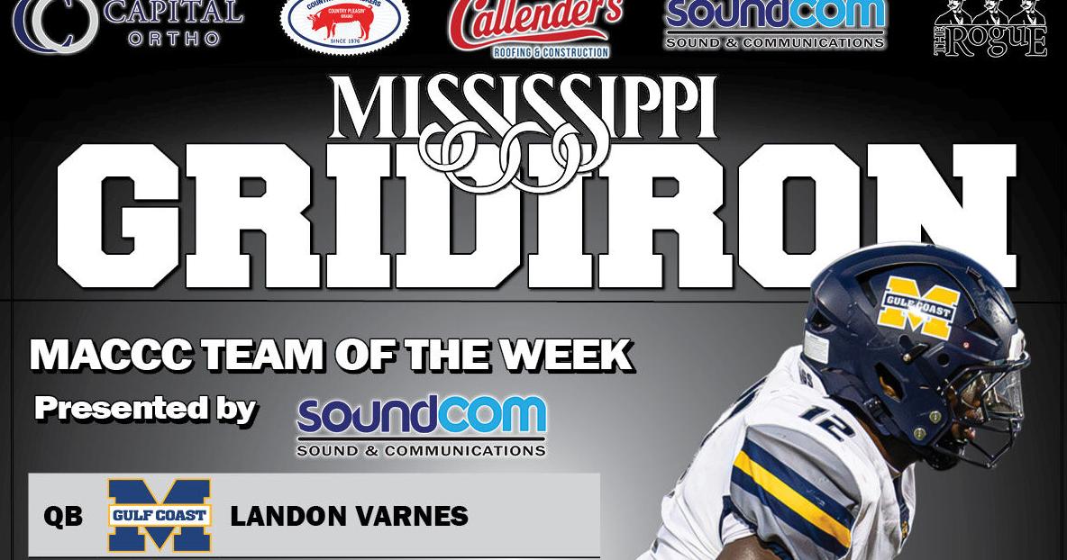 MACCC Team of the Week - Week 10 | MSGRIDIRON | capitalsportsms.com