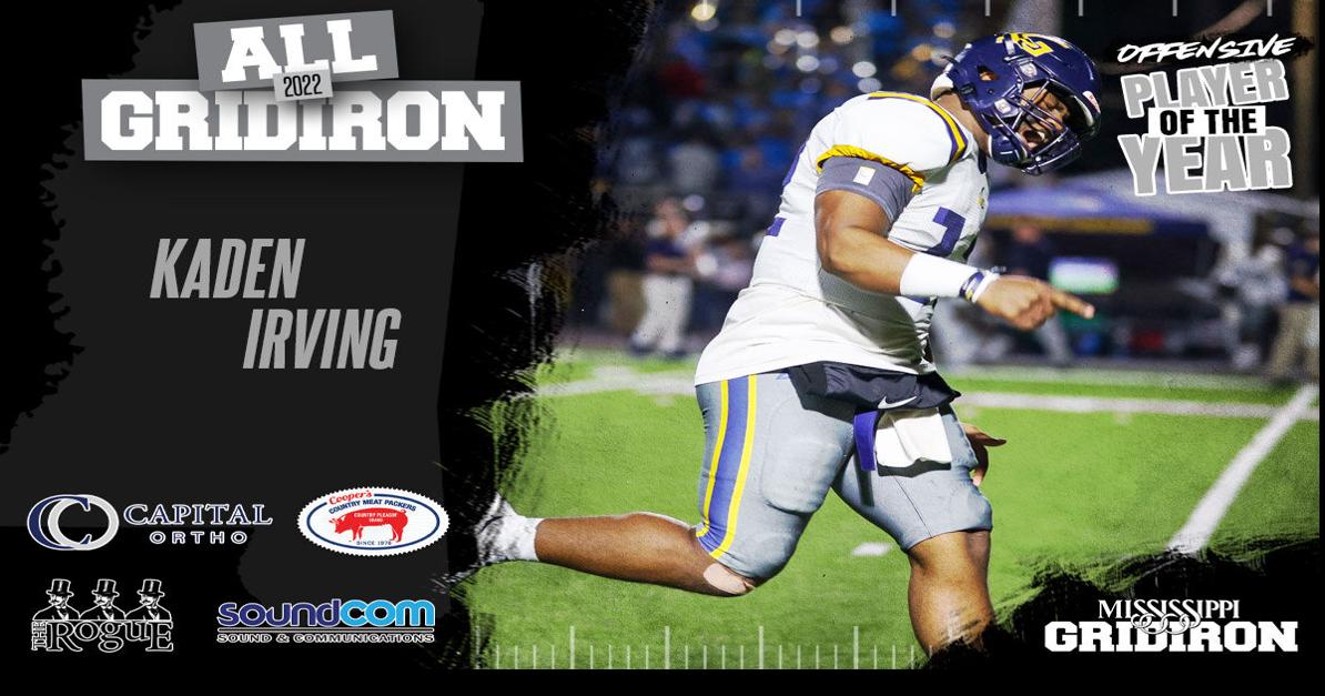 Kaden Irving chosen Mississippi Gridiron Offensive Player of the Year ...