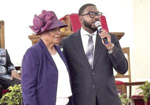 Zion Baptist Church Pastor Rev. M. Andrew Davis praises Zion member ...