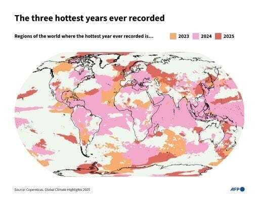2025 was third hottest year on record: climate monitors | National ...