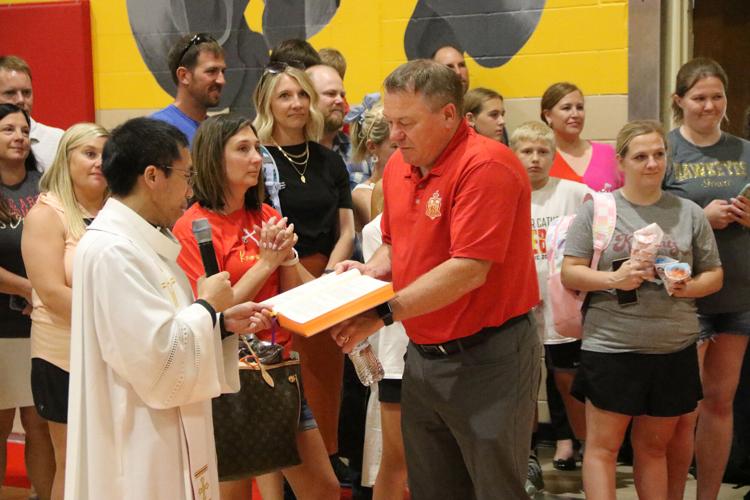 Beating the heat — Kuemper Family Fun Knight a success | News ...