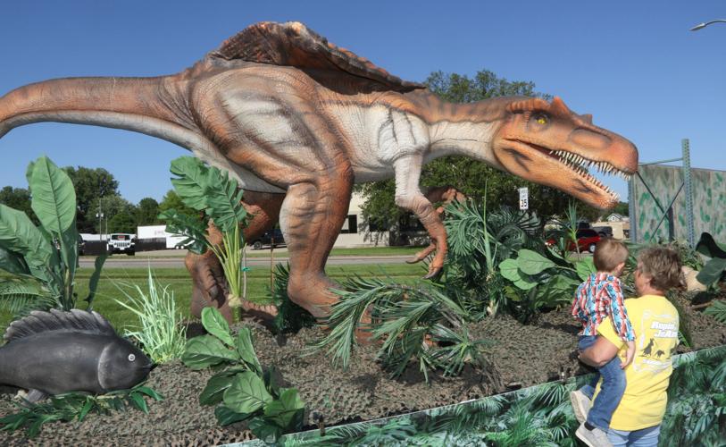 Dinosaurs are giant attractions in Carroll Hy-Vee visit | News ...