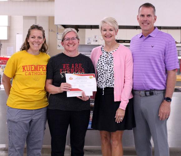 1st Wiederin (Baumhover) Kuemper Staff Appreciation Awards presented ...
