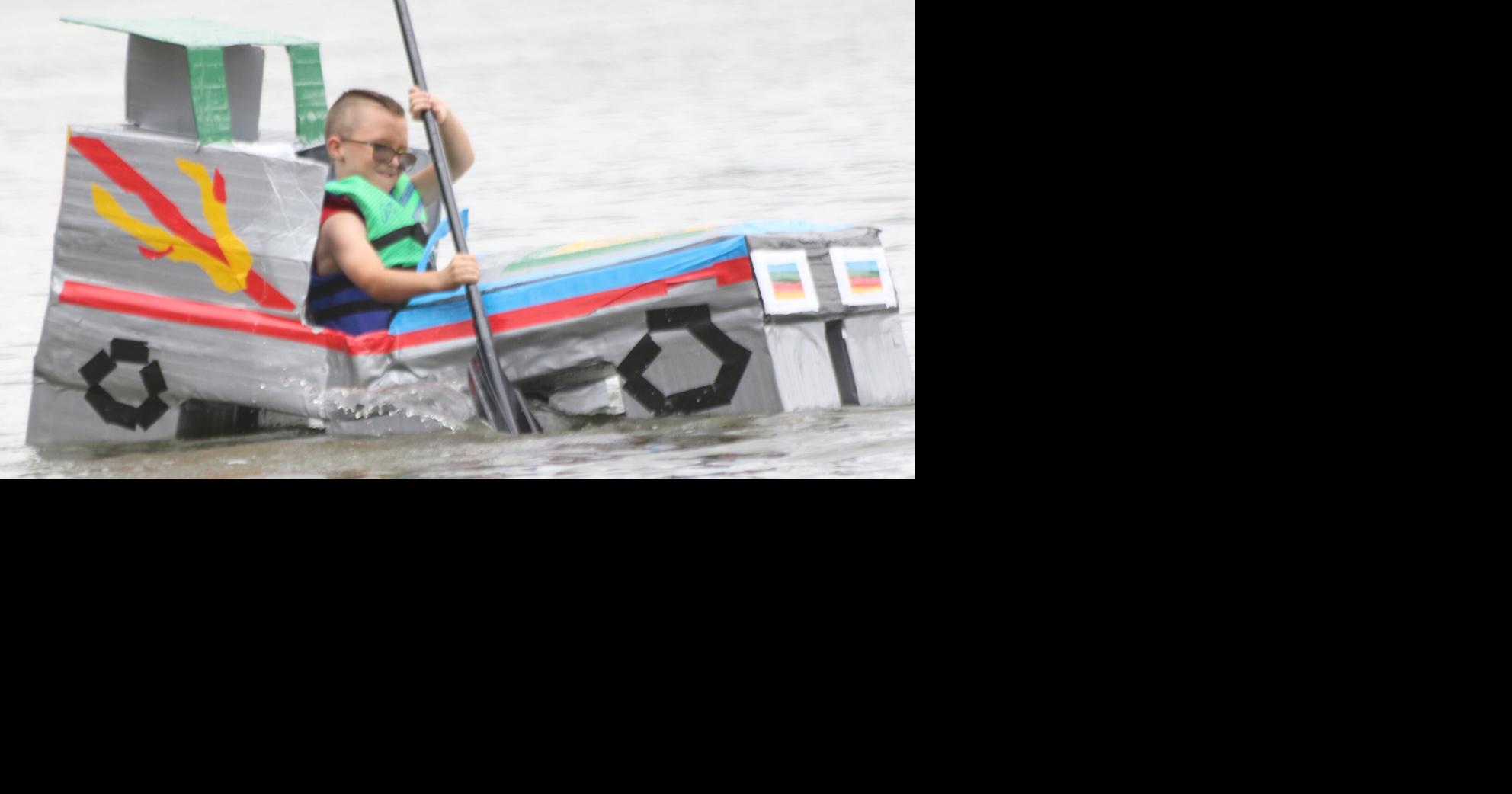 PHOTOS: Black Hawk Lake cardboard boat races | | carrollspaper.com