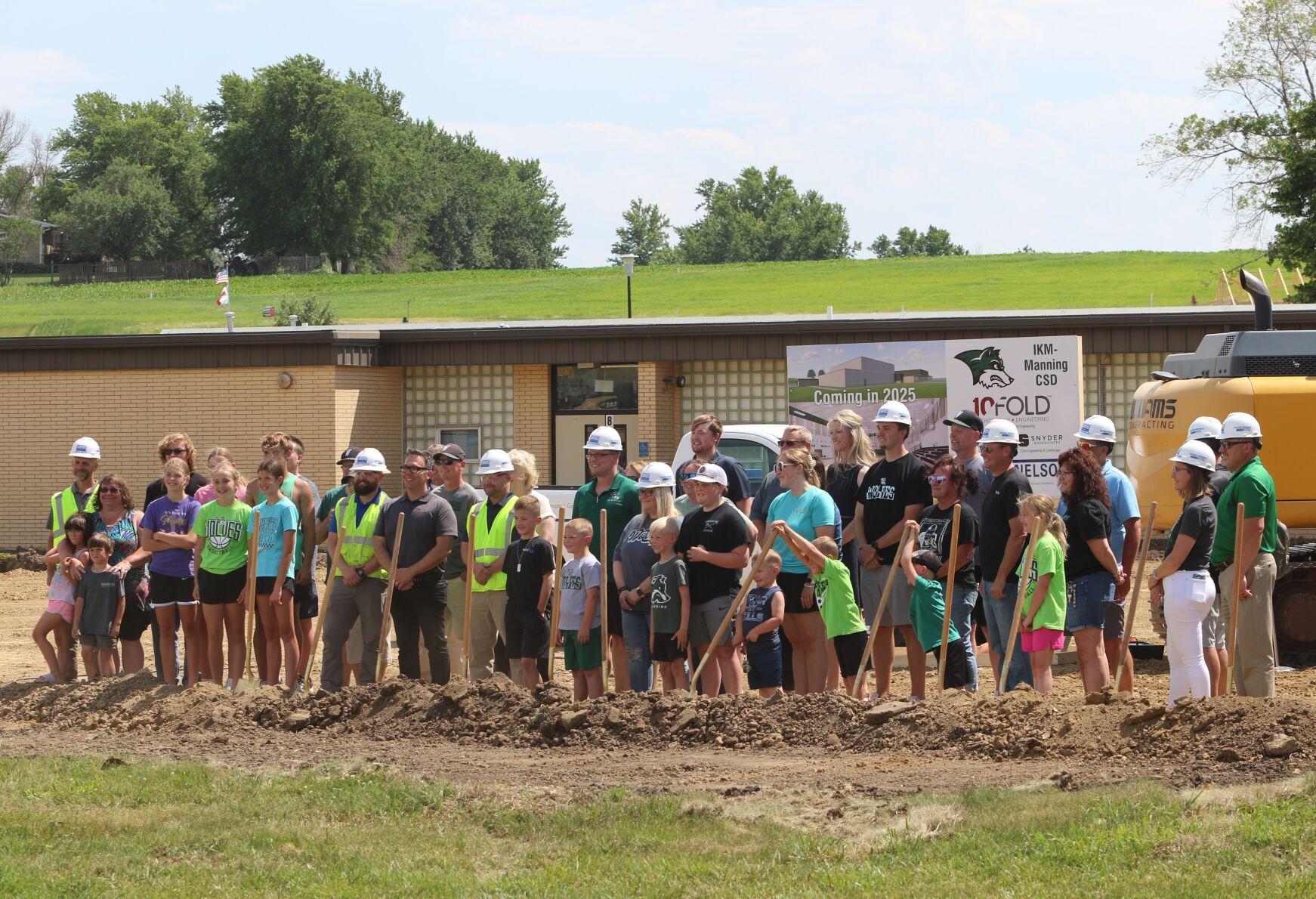 Ground broken for new gymnasium, classrooms at IKM-Manning | News ...