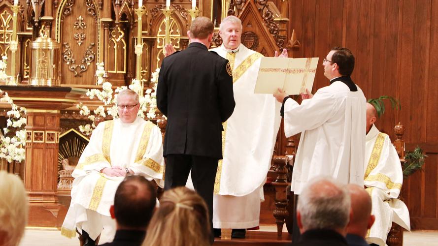 Blue Mass honoring law enforcement personnel held at Cathedral of the ...