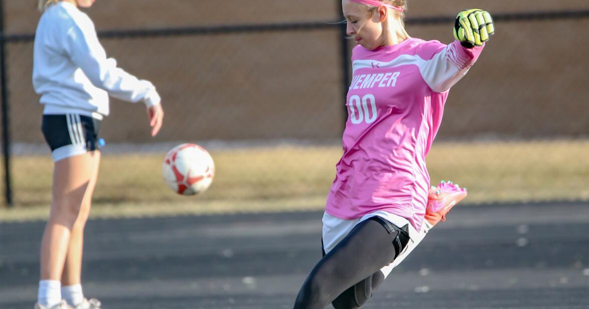Carroll High, Kuemper Catholic girls soccer demonstrates their ...