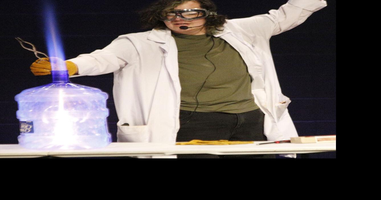 Scintillating show: Science Center of Iowa visits Adams students | News ...