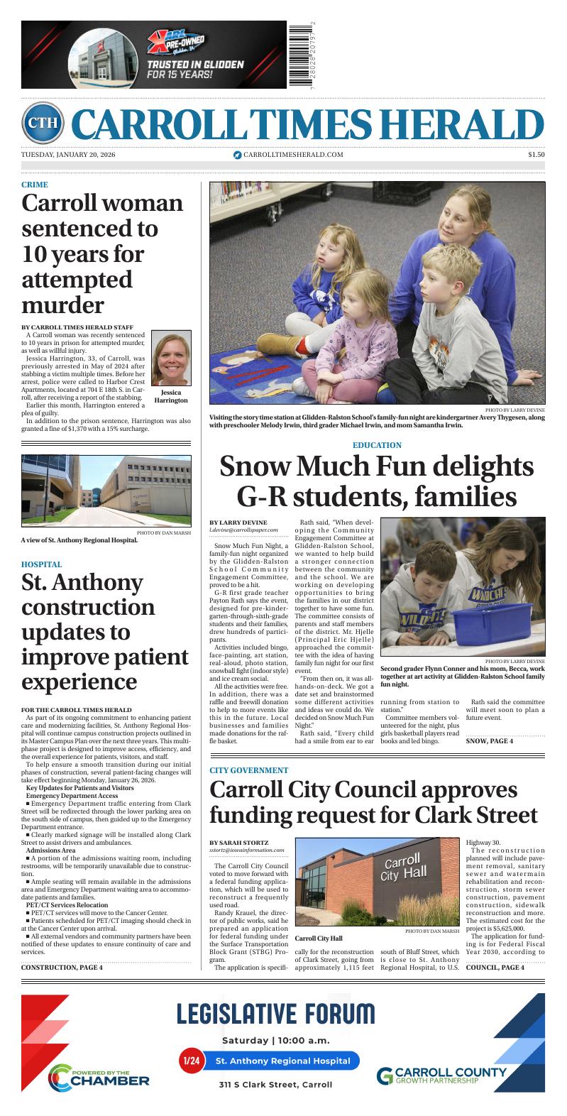 Page A1 | e-Edition | carrollspaper.com