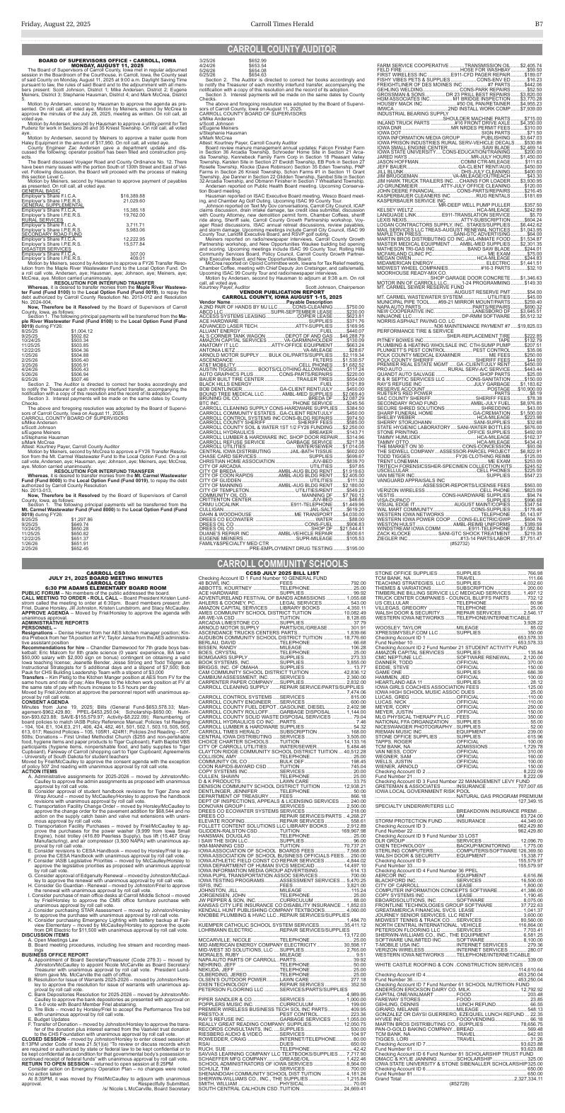 Page B7 | e-Edition | carrollspaper.com