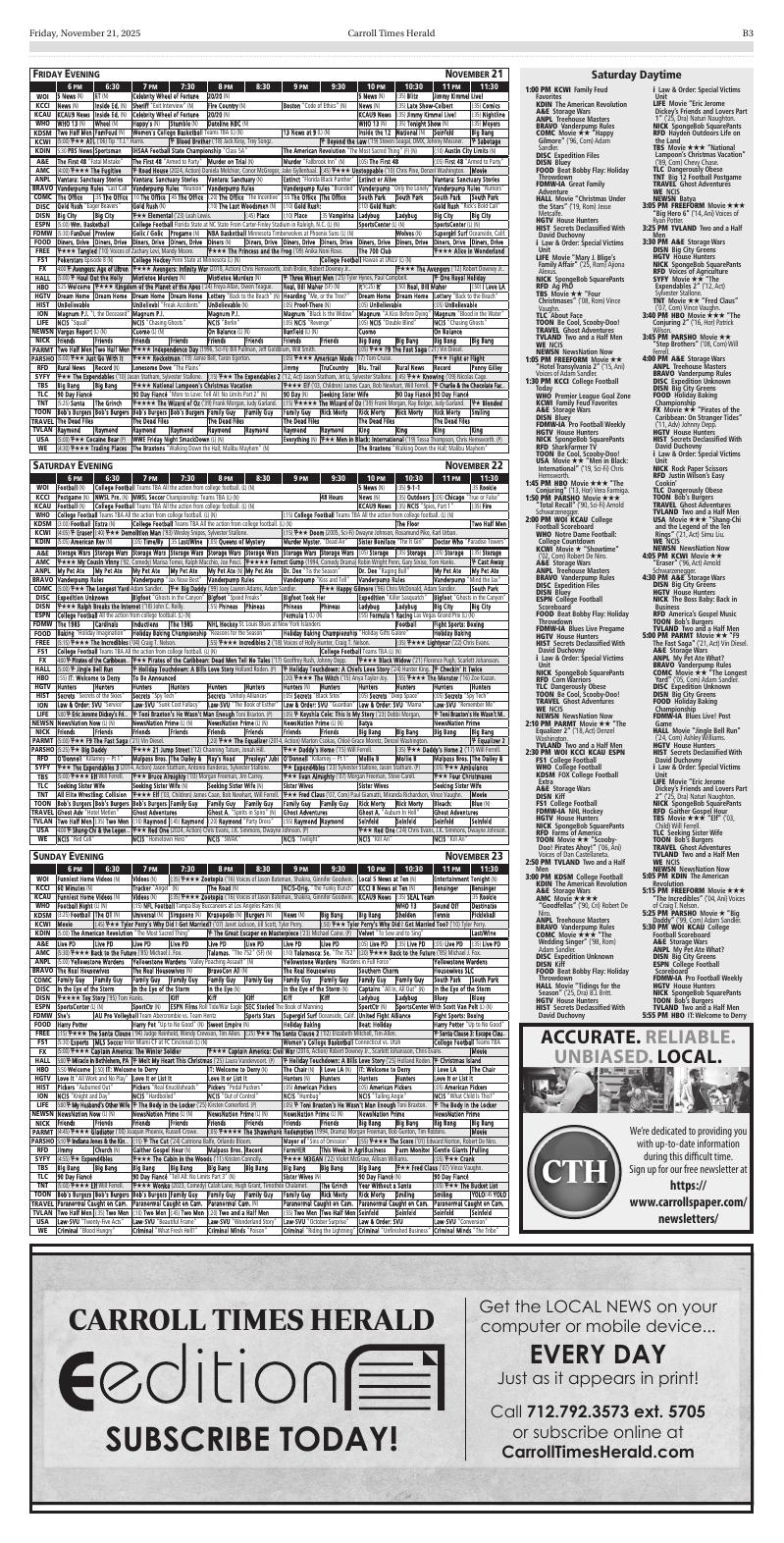 Page B3 | e-Edition | carrollspaper.com