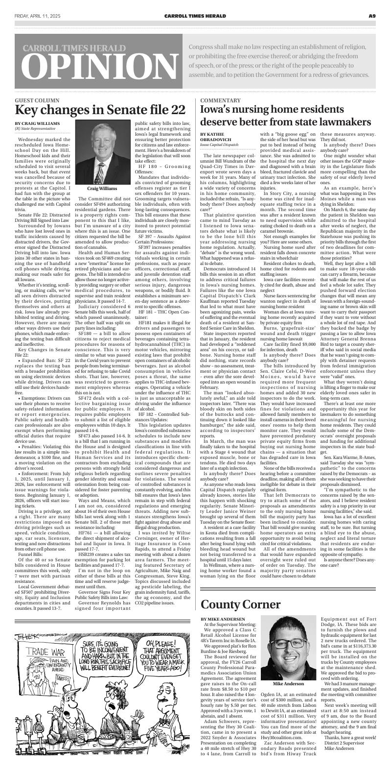 Page A09 | e-Edition | carrollspaper.com