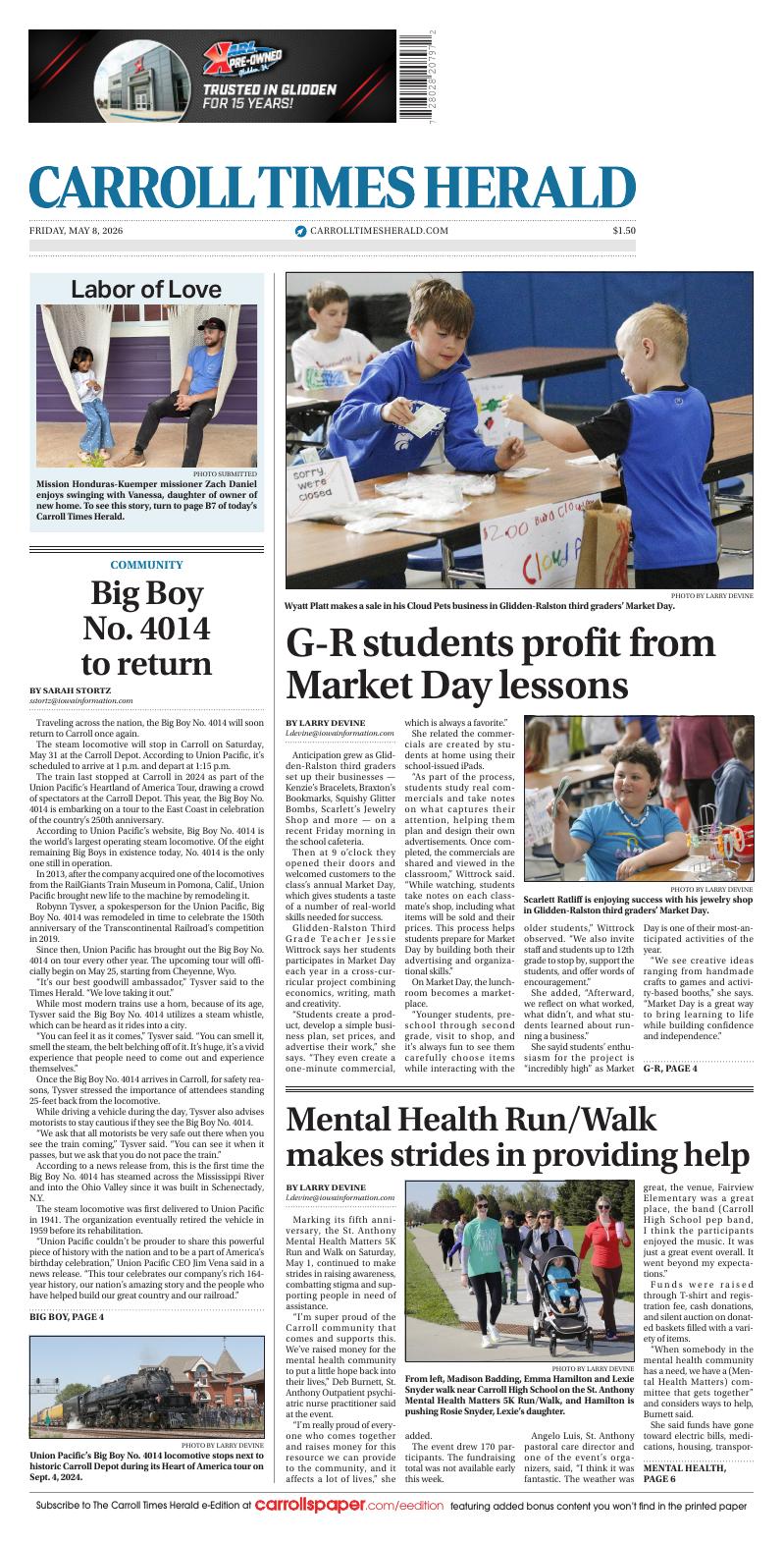 Page A1 | e-Edition | carrollspaper.com