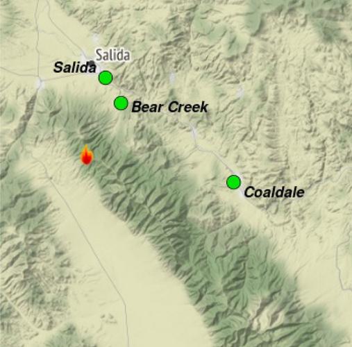Sunday clouds temper Decker Fire south of Salida | Free Content ...