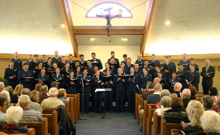 Air Force Catholic Cadet Choir comes to BV | News | chaffeecountytimes.com