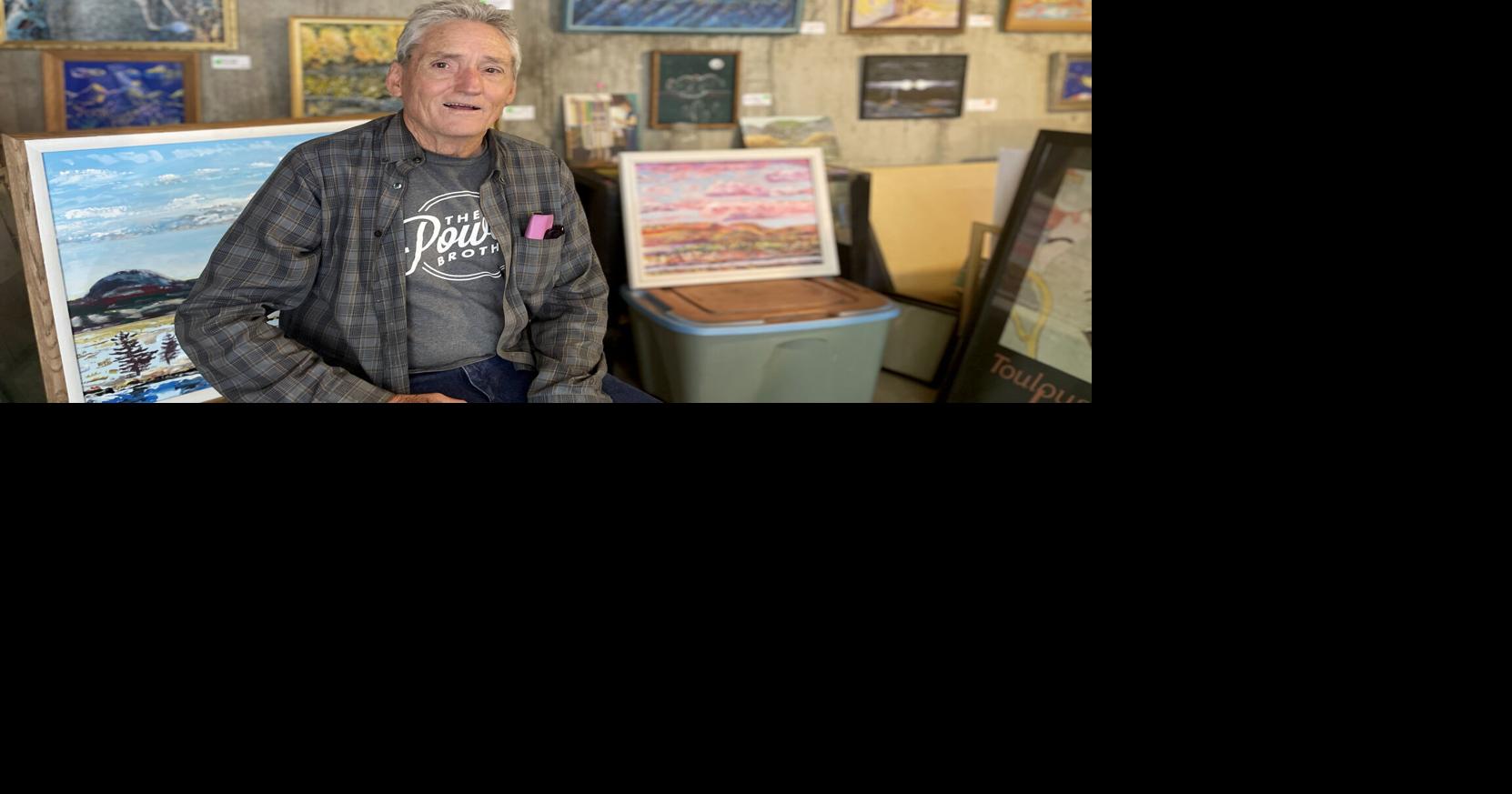 Lothamer demonstrates palette knife painting | Calendar ...