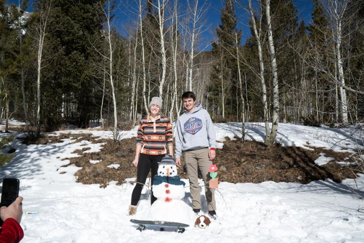 BV Student Athletes say Hi with a Snowman | News | chaffeecountytimes.com
