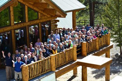 Hartley Holmes Lodge expansion dedication held at Spring Canyon ...