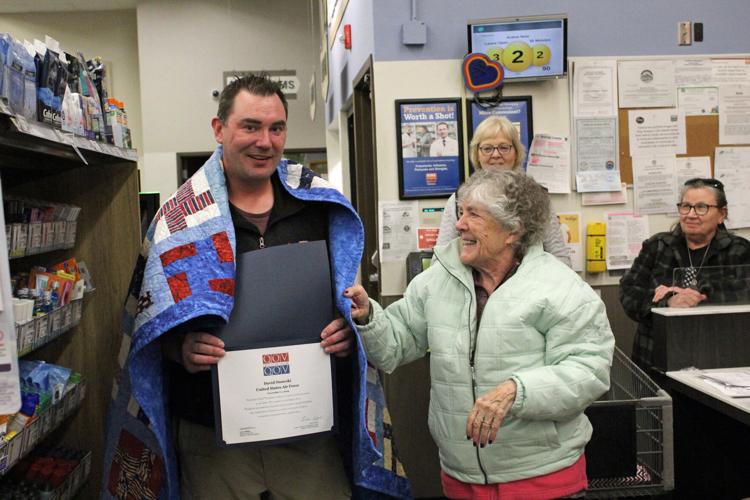 Williams, Osowski presented Quilts of Valor | News | chaffeecountytimes.com