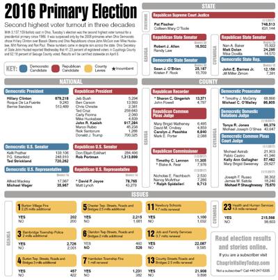 2016 Primary Election - Second highest voter turnout in three decades ...