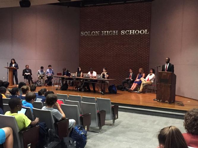 Political debate strong but civil at Solon High School | Solon ...