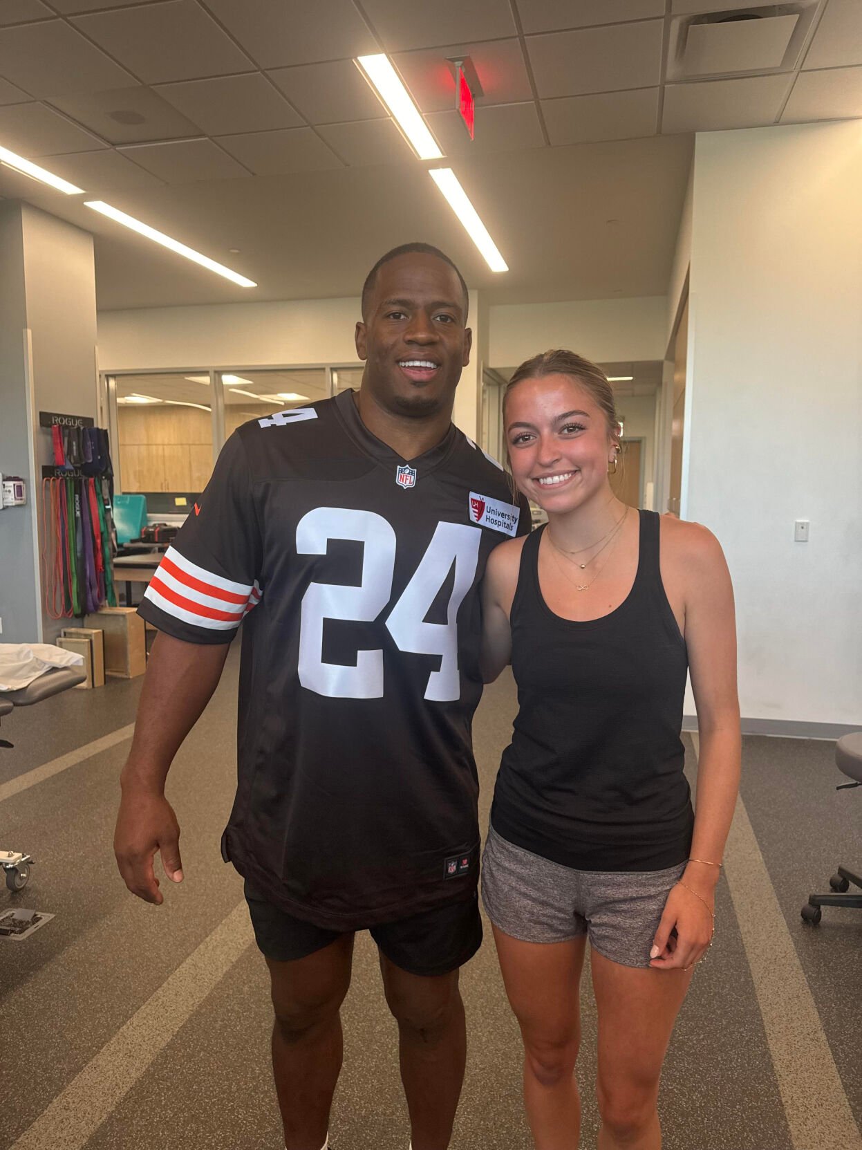 Chagrin grad shares screen with Cleveland Browns legend | Chagrin Falls ...