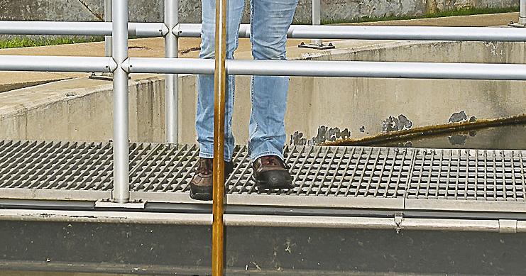 Education: Intern learning the importance of water reclamation plants ...