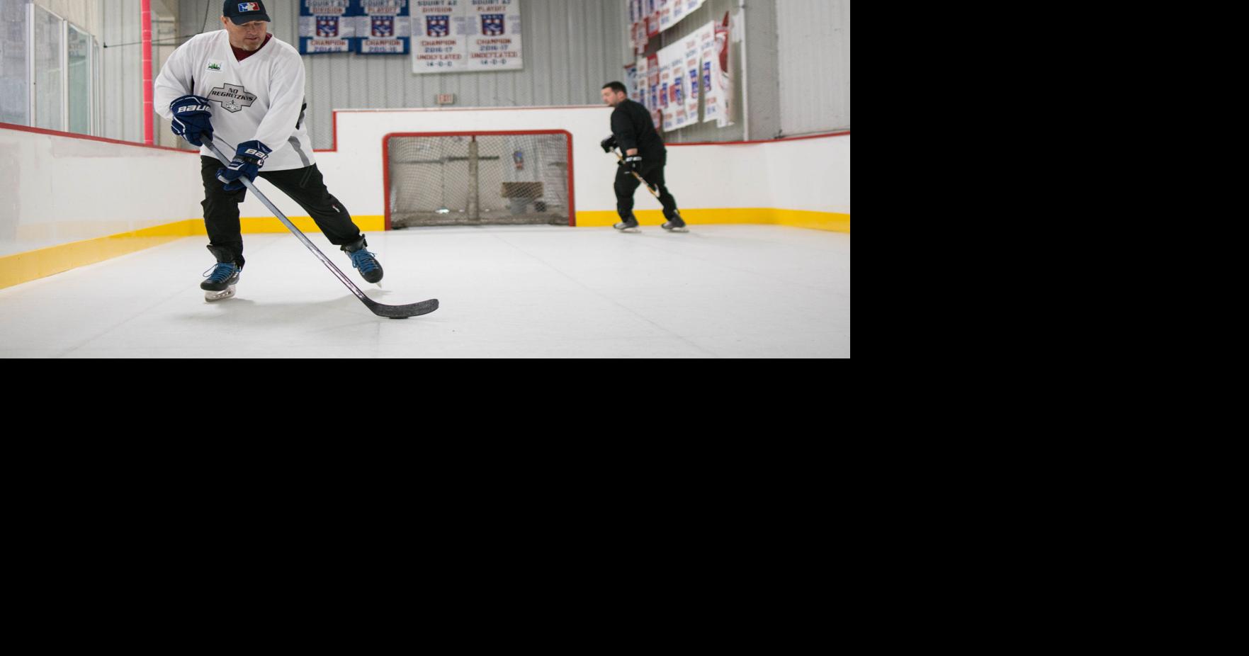 Iceless ice: Synthetic rink helps hockey teams and competitive skaters ...