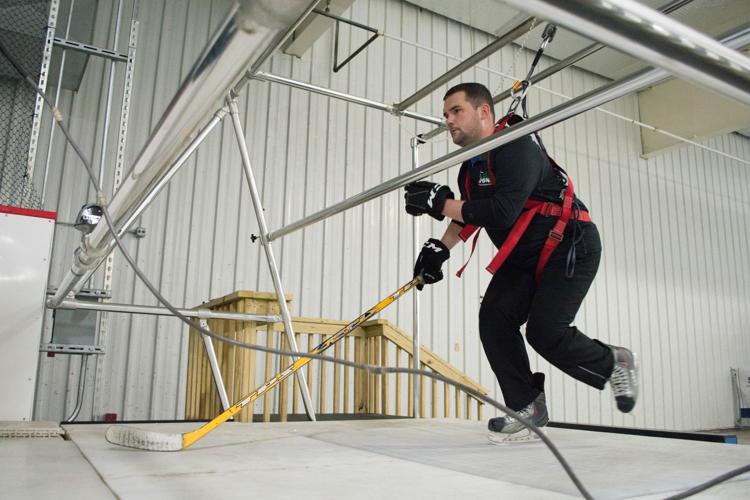 Iceless ice: Synthetic rink helps hockey teams and competitive skaters ...