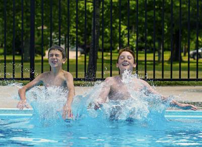 Summer splash! - With health rules in place, residents enjoy outdoor ...