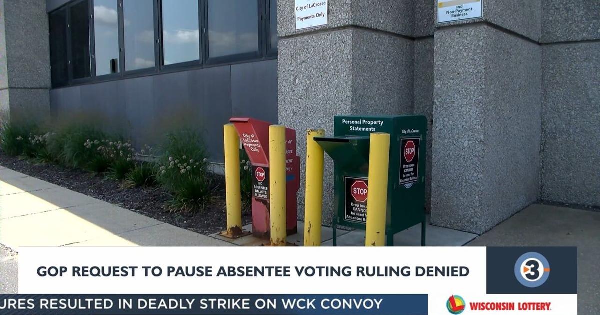 Wisconsin judge refuses GOP request to pause absentee voting ruling ... Wisconsin judge refuses GOP request to pause absentee voting ruling ...