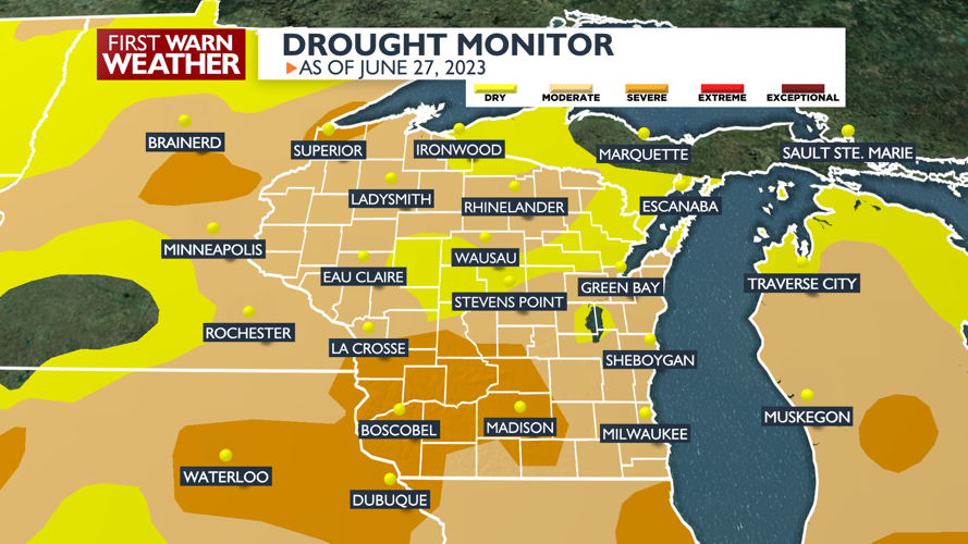 Drought conditions in southern Wisconsin worsen amid lack of ...