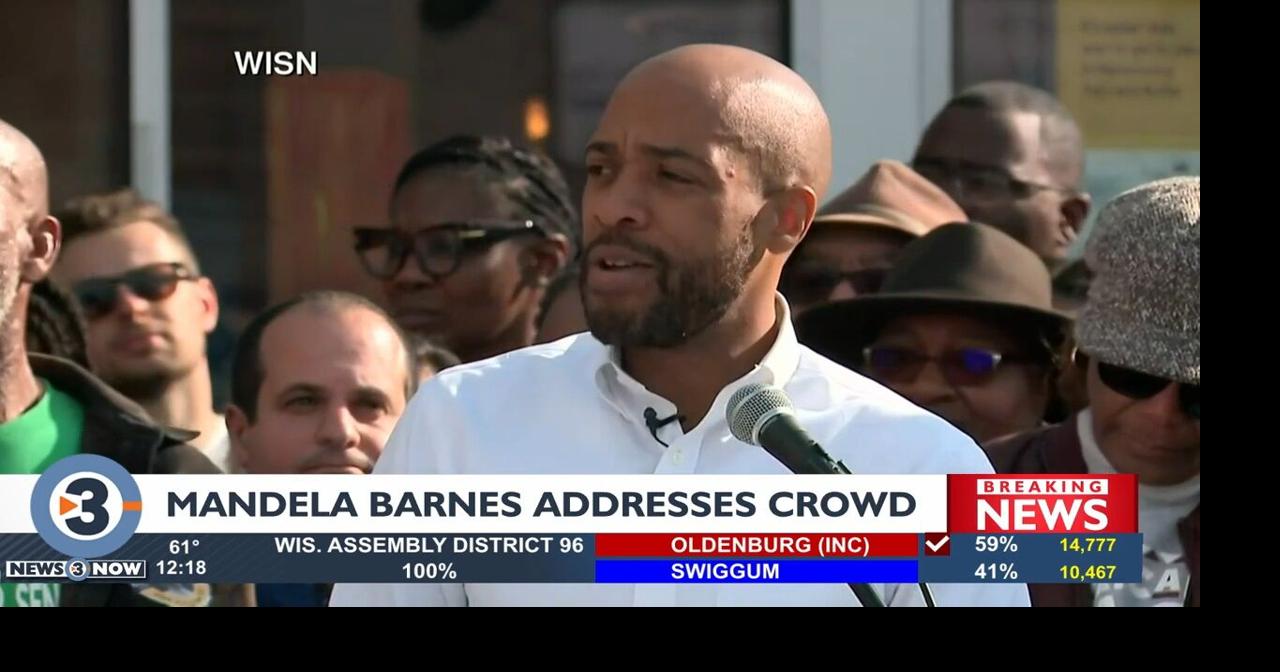 WATCH: Mandela Barnes concedes U.S. Senate race to Sen. Ron Johnson ...