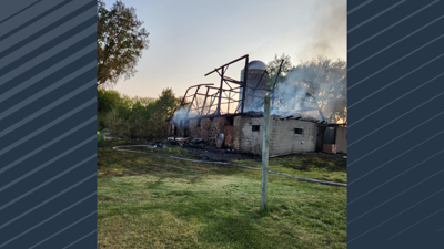 Firefighter released from hospital after barn fire near Columbus | News ...