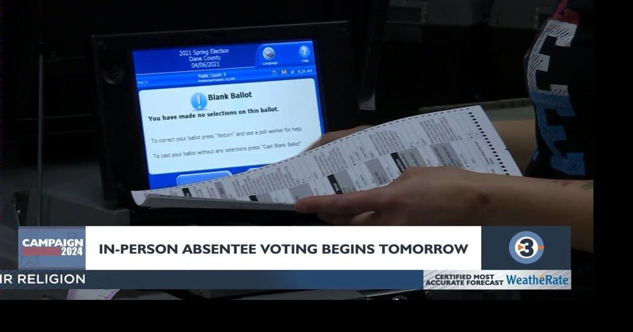 Wisconsin early absentee voting begins Tuesday: Where to vote and what ...