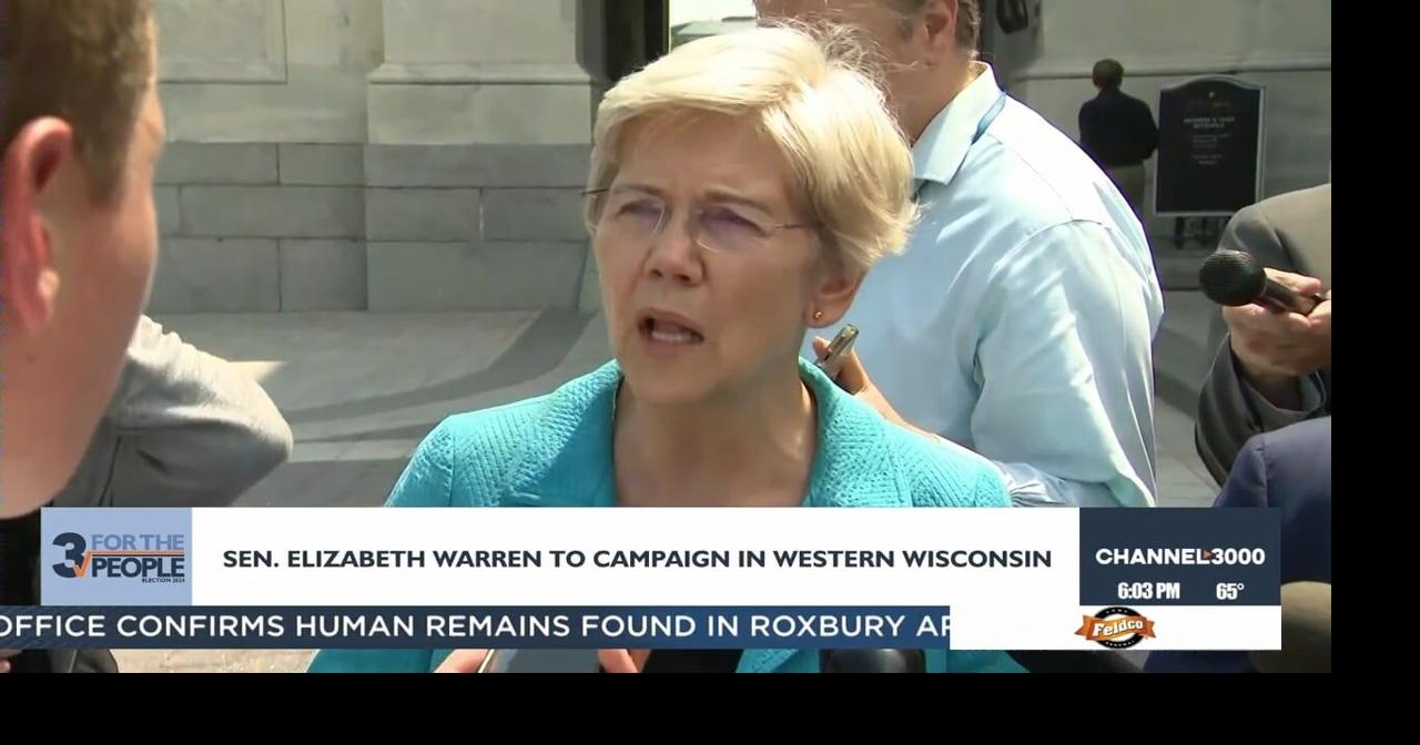 Sen. Warren to campaign in Wisconsin | Video | channel3000.com