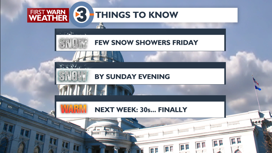 Tracking some light snow chances before a warm-up | Latest Weather ...