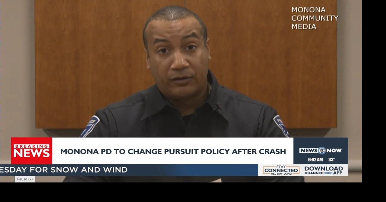 Monona police chief says department will temporarily alter pursuit ...