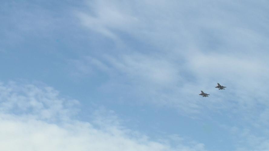 Final F-16s from 115th Fighter Wing take off from Truax Field ahead of ...
